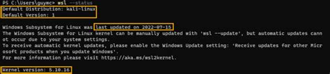 How To Check The Windows Subsystem For Linux Wsl Version In Windows