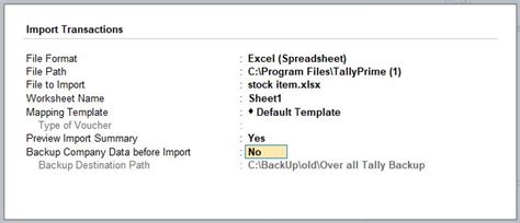 How To Import Inventory Transactions From Excel Into Tally Prime