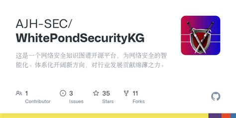 GitHub AJH SEC WhitePondSecurityKG 这是一个网络安全知识图谱开源平台为网络安全的智能化体系化开阔新