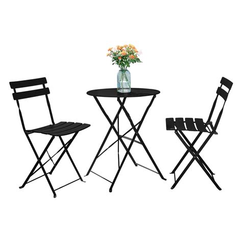 0000371940 Záhradný Set 1 2 čierna Oceľ Obax Kondela Brunko Sk