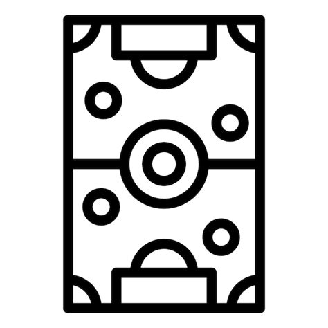 Premium Vector Soccer Field Vector Icon Design Illustration