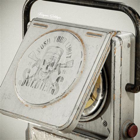 Sci Fi Compass V1 Pbr Cgtrader
