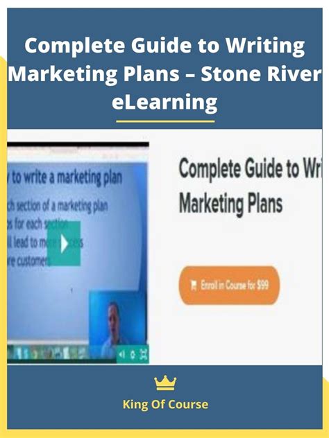 Complete Guide To Writing Marketing Plans Stone River ELearning