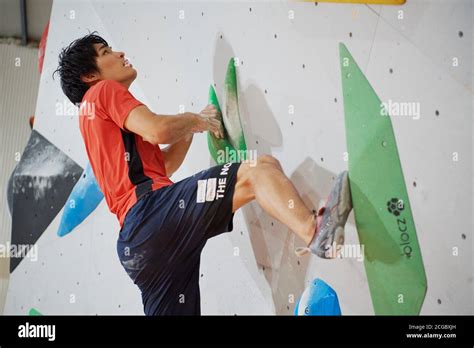 Ibaraki Japan 9th Sep 2020 Japanese Sport Climber Tomoa Narasaki Poses For A Special Photo
