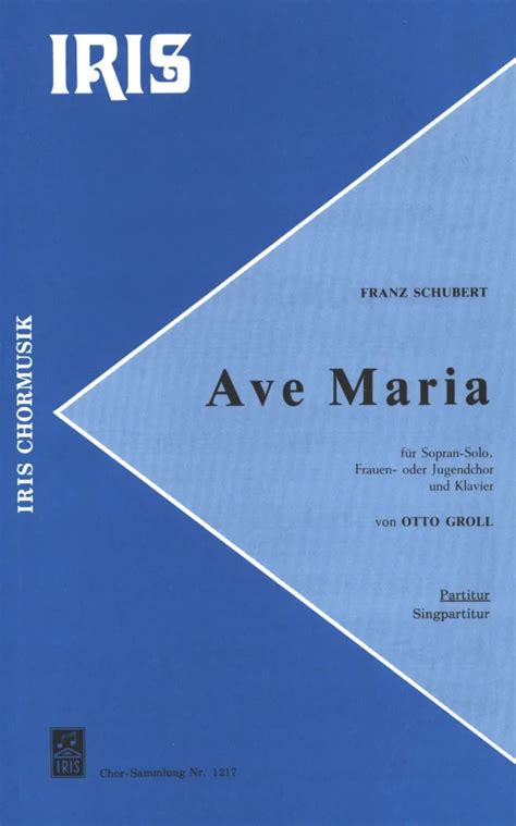 Ave Maria Von Franz Schubert Ave Maria Schubert Original Estrich Mobil