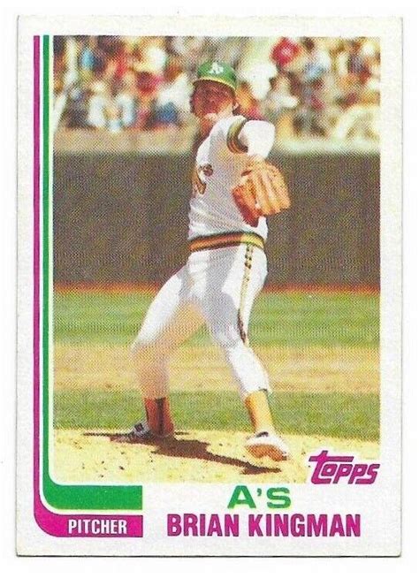 Brian Kingman [blackless] 476 Prices 1982 Topps Baseball Cards