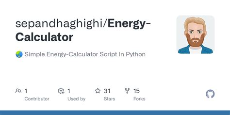 Github Sepandhaghighienergy Calculator 🌏 Simple Energy Calculator
