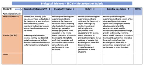 Assessing Metacognition A Plan For Learning Improvement Improve With
