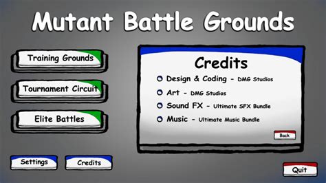 Day 8 Revamping The General Main Menu Ui Mutant Battle Grounds By Dekels