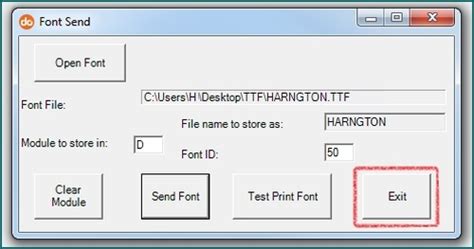 How To Download Fonts To The Printer Using Dmxconfig Configuration Utility