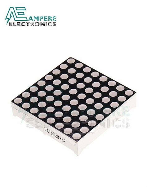 8x8 Red LED Matrix 60x60mm Ampere Electronics