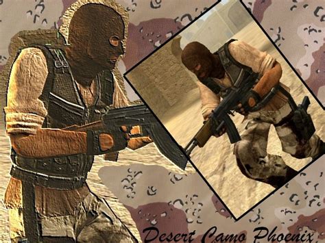 Модель Phoenix «desert Camo для Css Скачать Css V34 Сборки КС Соурс