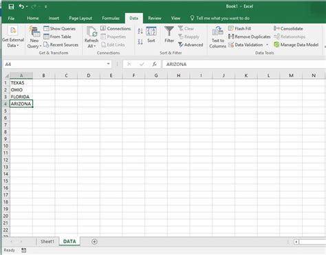 How To Create A Simple List Box In Microsoft Excel