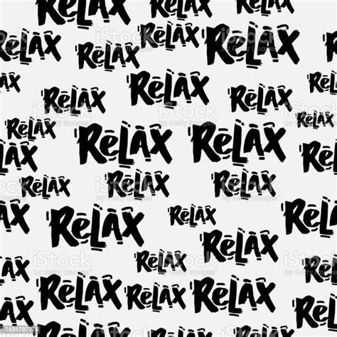 블러쉬 핑크 플라밍고 파인애플 및 메시지 파스텔 스트로크가있는 흰색 배경에서 휴식을 취하십시오 벡터 완벽 한 패턴과 열대 조류와 과일입니다 과일에 대한 스톡 벡터 아트 및