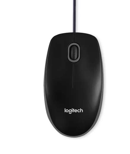 Medical Supermarket Logitech B110 Optical Mouse Silent Wired Usb Black Medical Supermarket