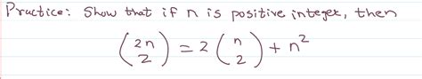 Solved Practice Show That If N Is Positive Integer Then Chegg