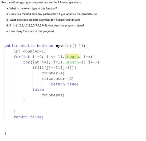 Solved See The Following Program Segment Answer The