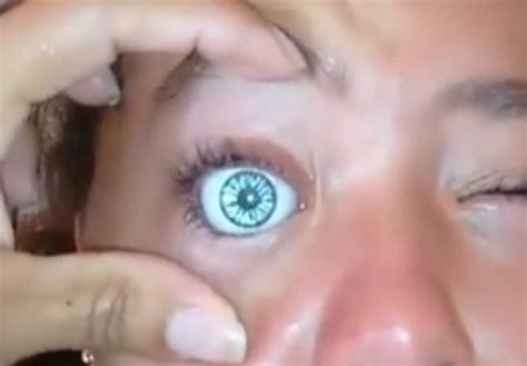 Instant Regret Girl Puts A Doll Eye Into Her Own Eye Socket