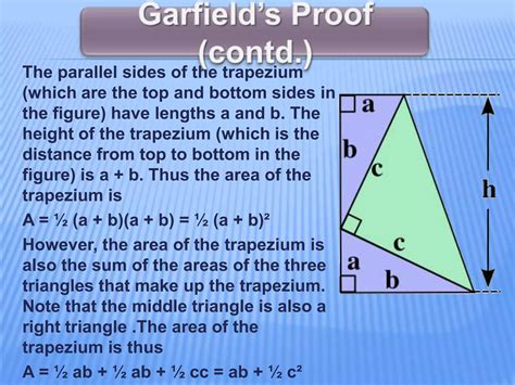 Pythagorean Theorem And Its Various Proofs PPTX