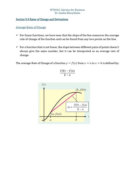 Section 9 3 Good Pdf Derivative Tangent