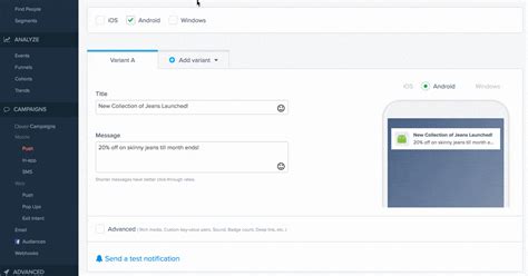 brand new features for creating and sending better push notifications clevertap