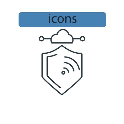 Vpn Icons Symbol Vector Elements For Infographic Web 9843301 Vector Art At Vecteezy