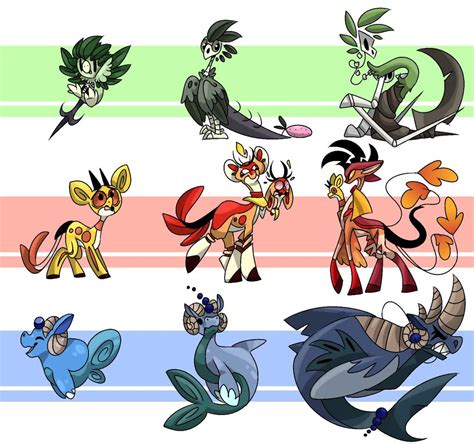 Fakemon Starters Evolution