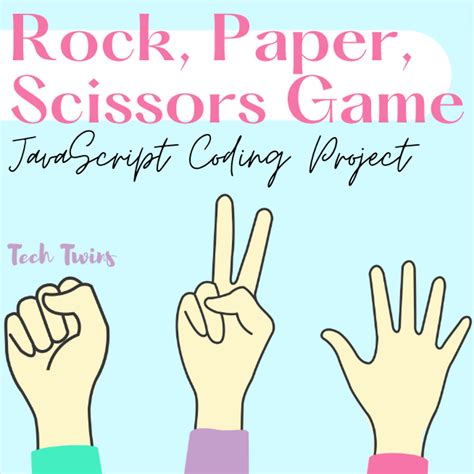 Rock Paper Scissors Game Javascript Coding Project And Rubric Game Design Tech Twins