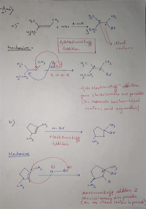 [solved] Please Help Me With These 1 Predict The Products And Draw A Course Hero