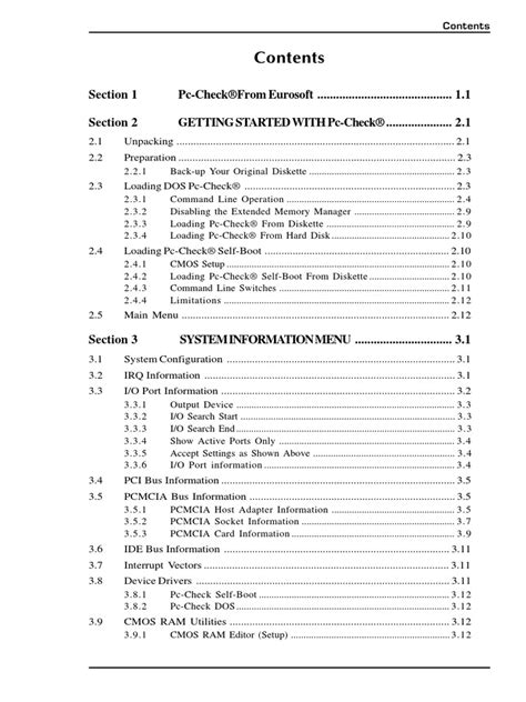 Pc Check Classic Manual Pdf Booting Floppy Disk