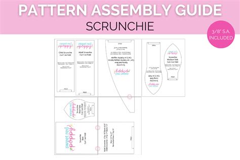 Easy Diy Printable Scrunchie Pattern Printables