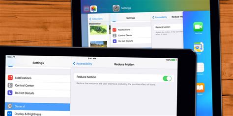 Reduce Motion Tone Down The Constant Effects IOS 11 Guide IPad