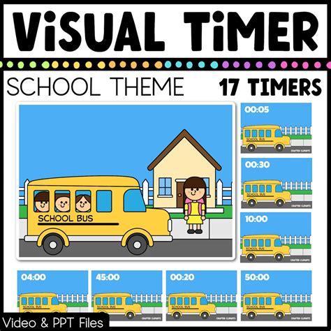 Back To School Visual Timer Classroom Management Tool Transition Countdown Video Ppt Etsy