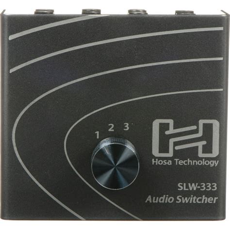 Line Level Audio Signal Selector With Reversable 3 Input And 1 Output