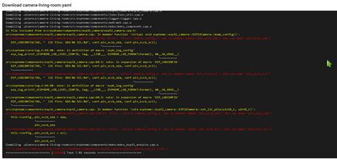 ESP Cam Working ESPHome Home Assistant Community