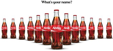 Named Coke Bottles