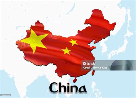 대만과 중국의 국기 지도 3d 렌더링 중국 지도 및 아시아 지도에 플래그 중국의 국가 상징 U200ebeijing 깃발 지도 배경 이미지 다운로드 Hd 중국 국가 깃발을