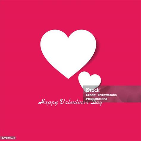 발렌타인 데이 컨셉 핑크 배경에 해피 발렌타인 데이 심장 기호 2월에 대한 스톡 벡터 아트 및 기타 이미지 2월 감정 개념 Istock