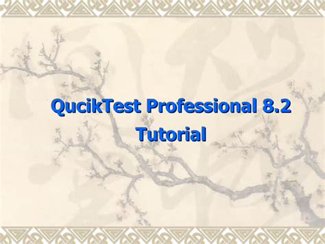Qtp Tutorial Slides Presentation Ppt