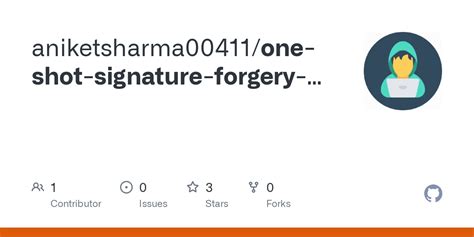One Shot Signature Forgery Detection Signature Forgery One Shot Ipynb At Main