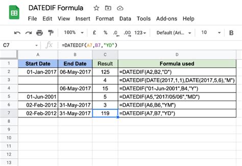 How To Use The Datedif Formula In Google Sheets Sheetgo Blog