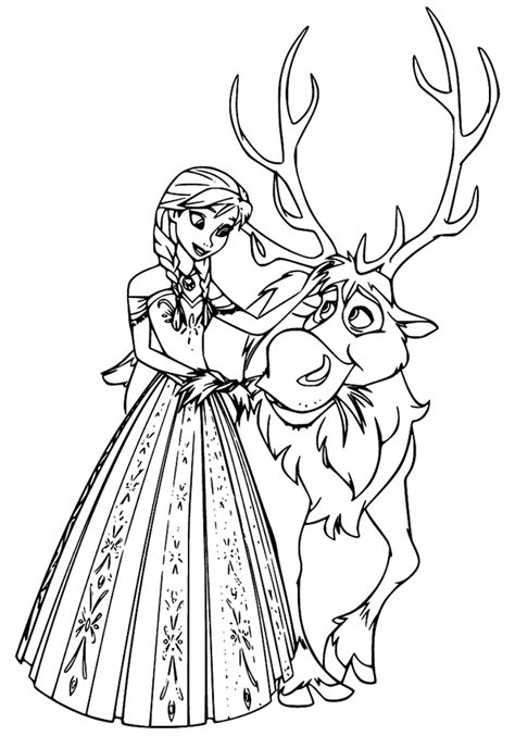 Frozen Kleurplaat