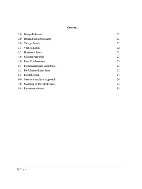 Gypsum Board Wall Frame Analysis Report Part 1 1 Pdf Structural Load Structural Analysis