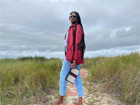 Vintage Red Leather Quilted Jacketcoat Gem
