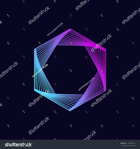 Hexagonal Spiral Over 6602 Royalty Free Licensable Stock Vectors