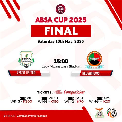 2025 Absa Cup Final Who Will Zambian Premier League Facebook