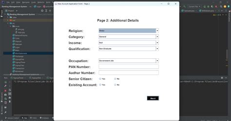 Bank Management System Using Java Swing Awt And Mysql Database Jkay5529