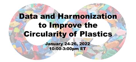 Data And Harmonization To Improve The Circularity Of Plastics