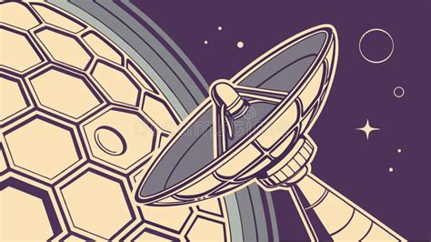 Satellite Dish Communication Technology Global Connection And Network Vector Design Generative