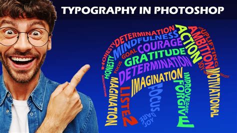 Typography Photoshop Text Into Shape Photoshop Warp Text YouTube